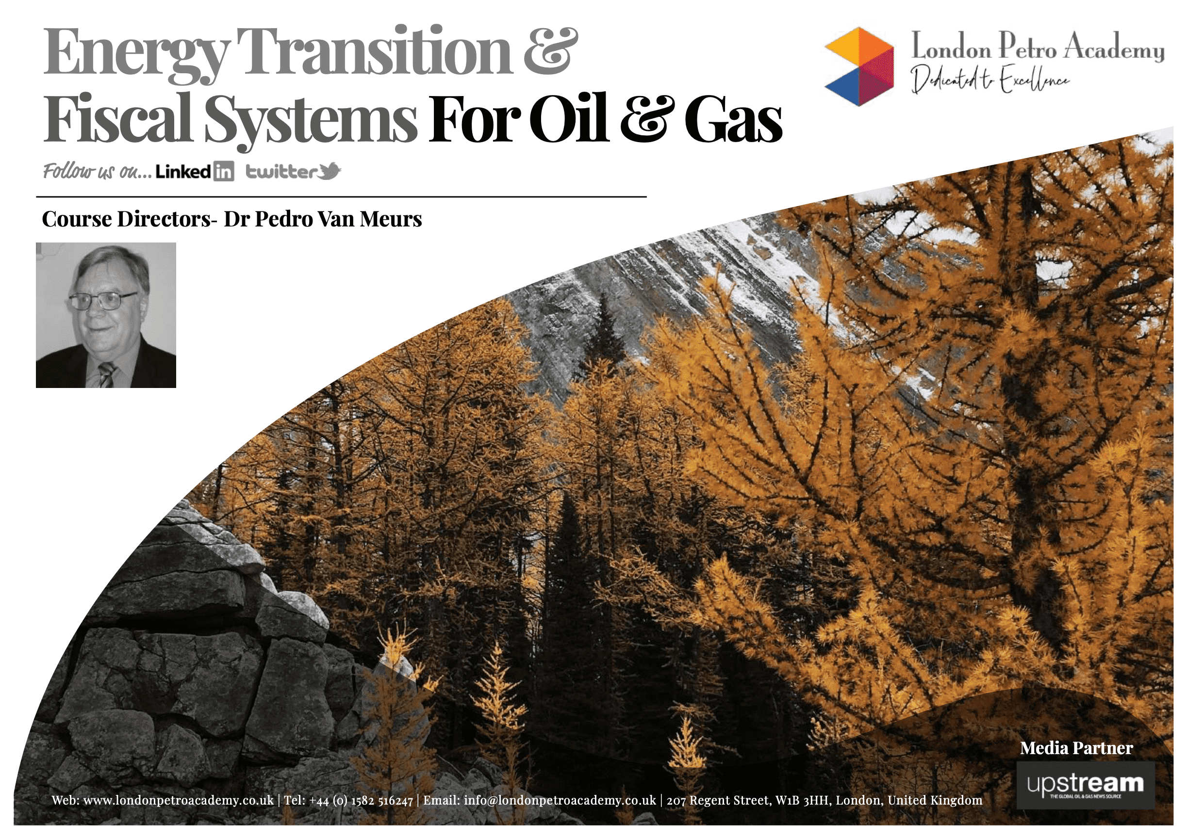 Energy Transition and Fiscal Systems for Oil and Gas - London Petro Academy